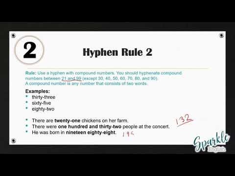 5 Hyphen Rules | How to Use Hyphens ( - ) Correctly | English Writing ...