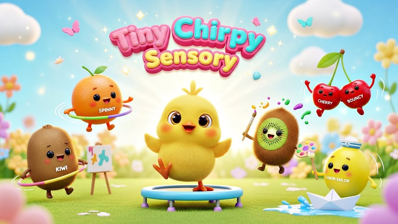 Bedtime Baby Sensory 🐥 - Infant Visual Stimulation | Baby Sensory - YouTube