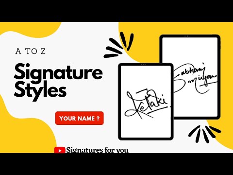 A to Z signature styles | A to Z signatures | signature style of my ...