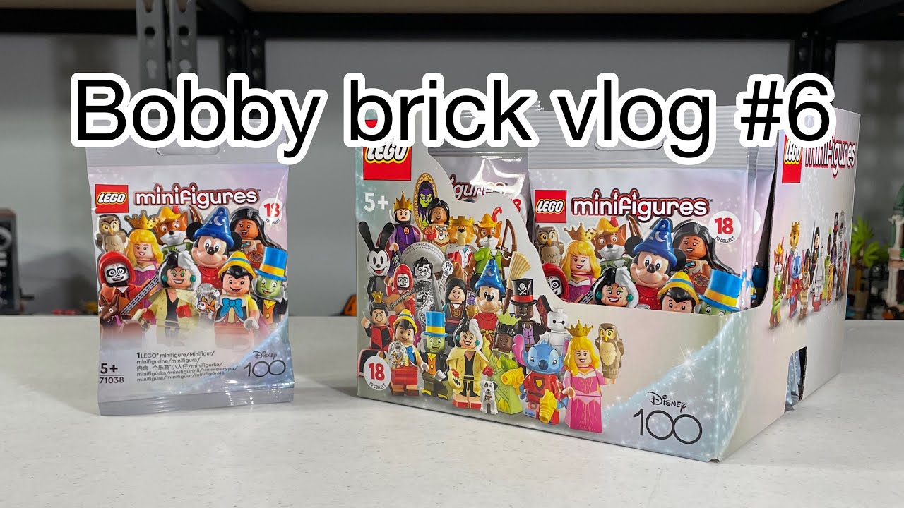 Bobby brick vlog #6 Disney 100 MiniFigures series - YouTube