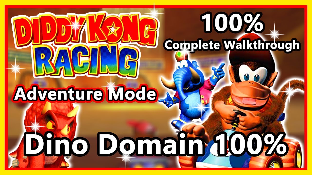 Diddy Kong Racing - Intro & 100% Complete Walkthrough | Adventure Mode ...