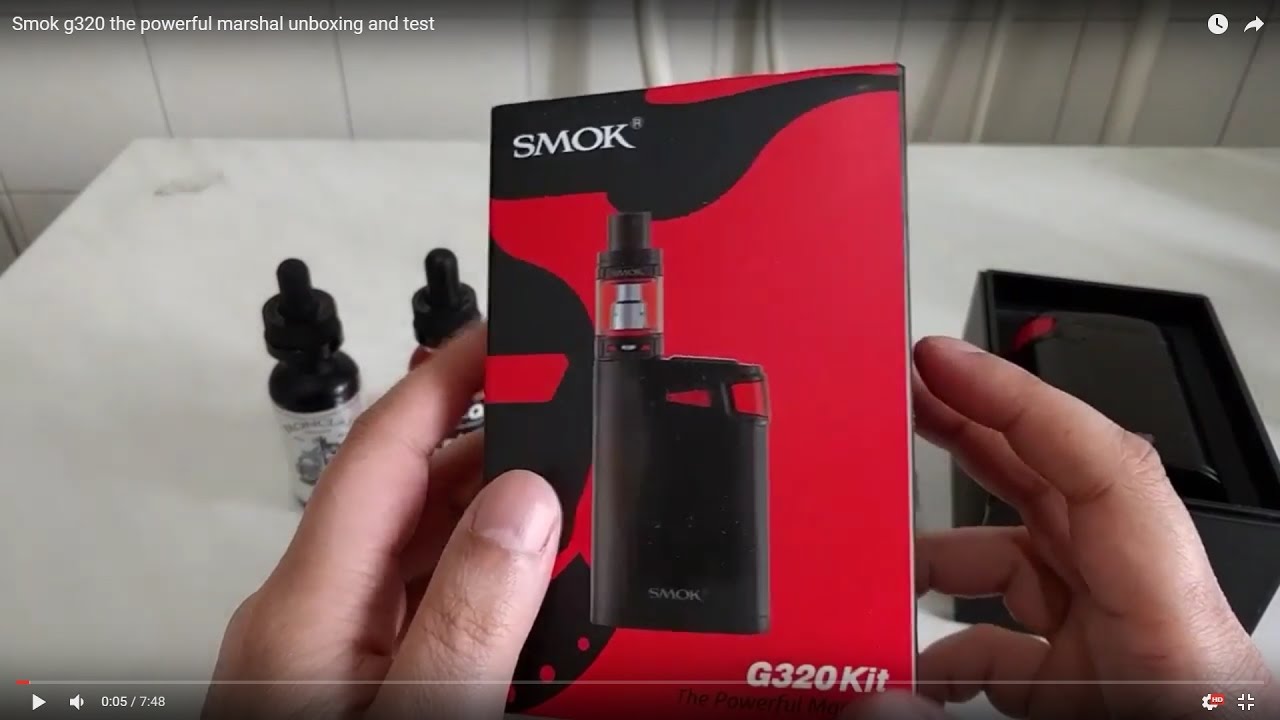 Smok g320 the powerful marshal unboxing and test - YouTube