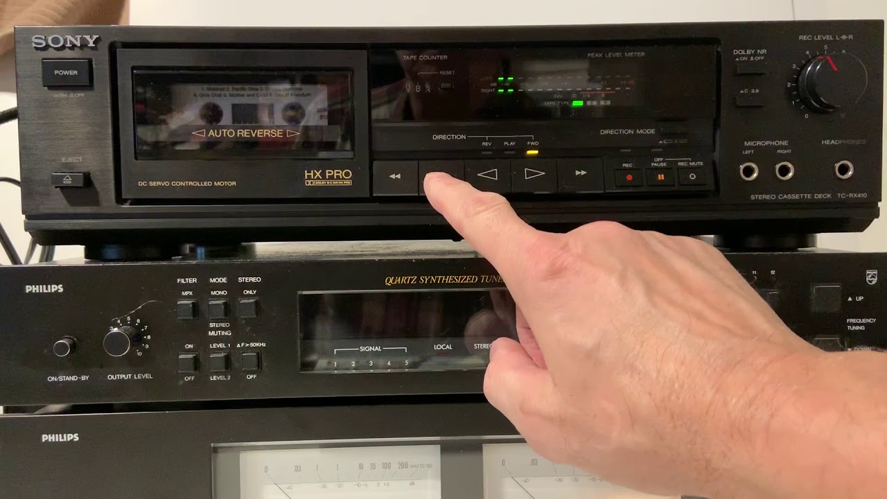 Sony TC-RX410 Cassette Demo - YouTube
