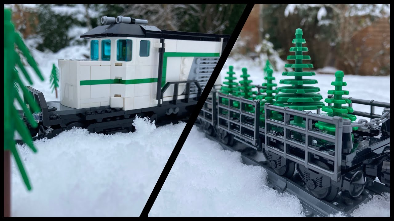 LEGO Christmas Tree Train | LEGO MOC | - YouTube