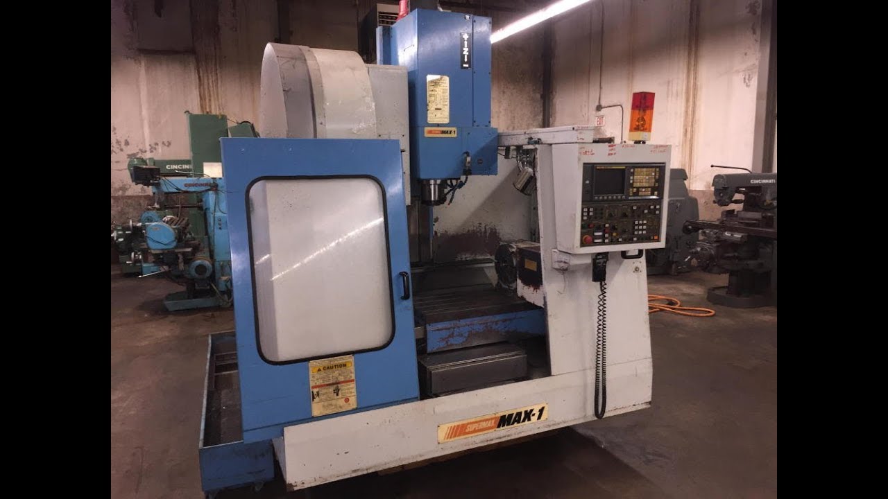 YCM Supermax Max-1 4-Axis CNC Vertical Machining Center - SOLD - YouTube