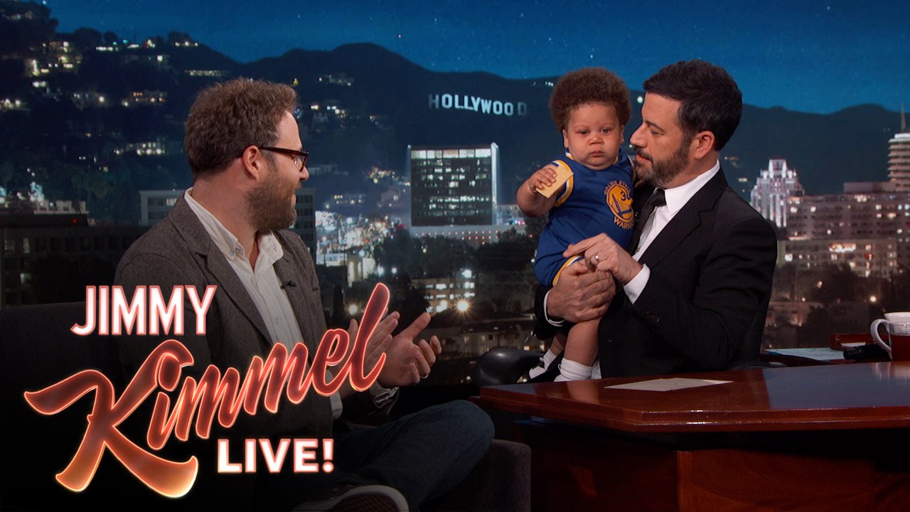 Seth Rogen Meets Baby Steph Curry - YouTube