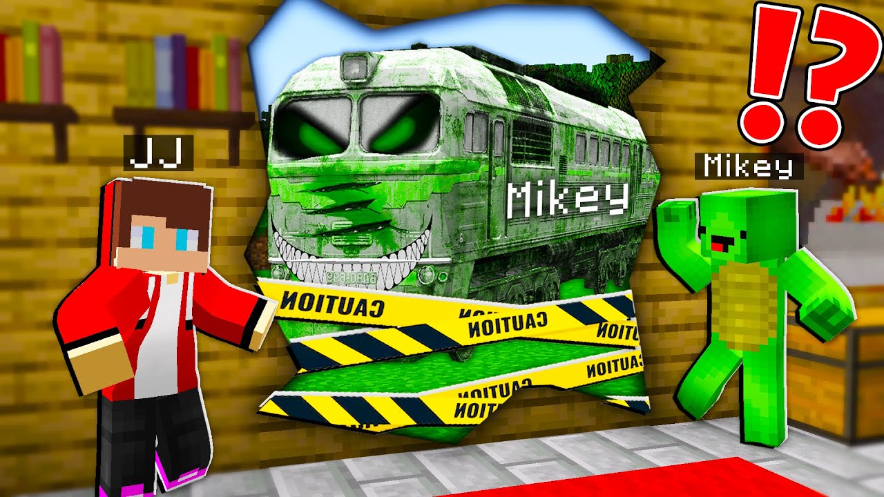How Mikey and JJ GET OUT of the MIKEY METRO TRAIN inside HOUSE ...