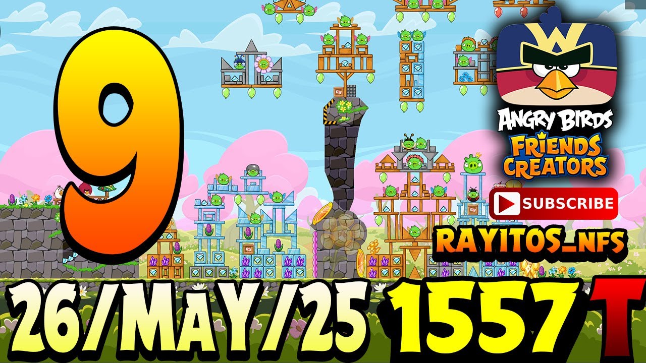 Angry Birds Friends Level 9 Tournament 1557 Highscore POWER-UP ...
