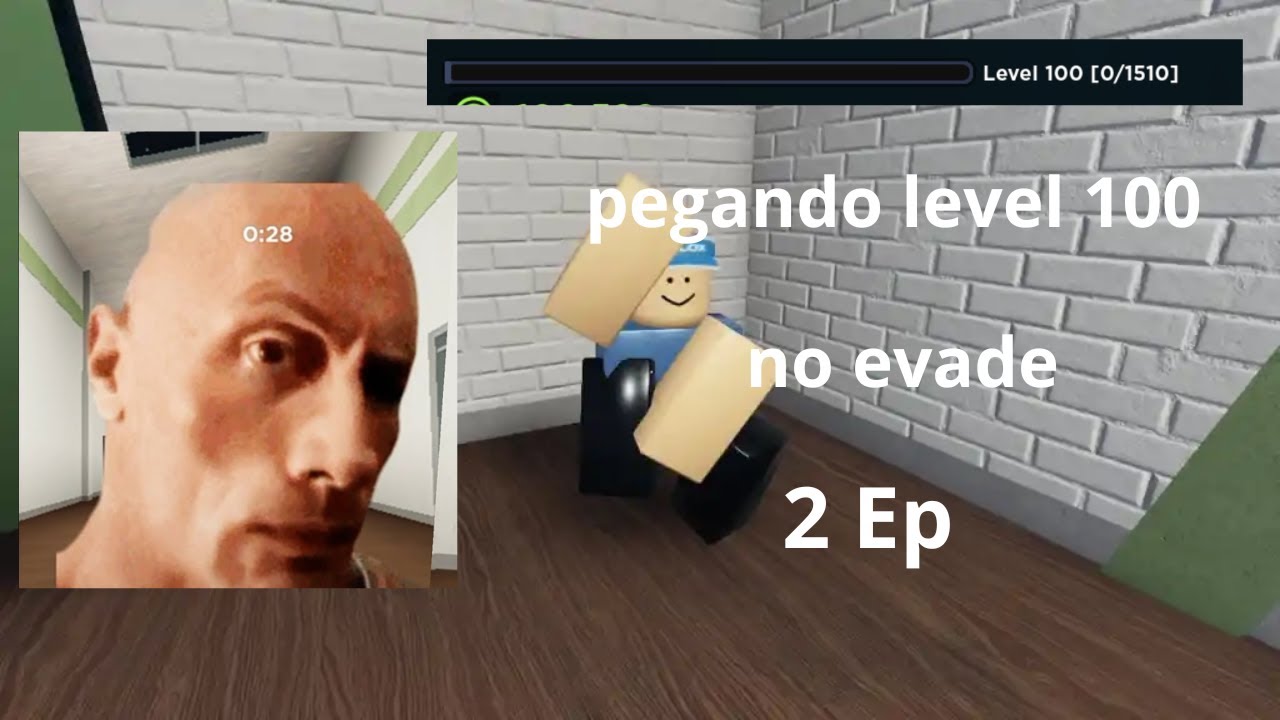sobrevivendo contra o bobo evade pegando level 100 - YouTube