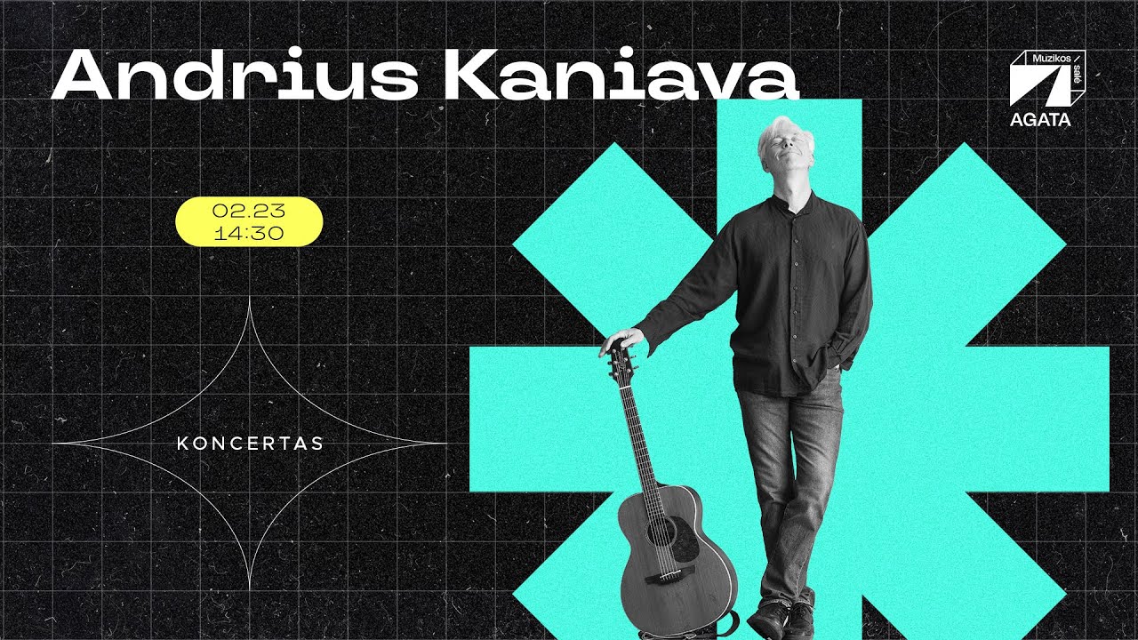 Andrius Kaniava | Muzikos salė 2024 - YouTube
