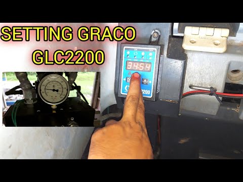 SETTING GRACO GLC2200 AUTOLUBE CONTROLLER || AUTOLUBE PC1250-8 - YouTube
