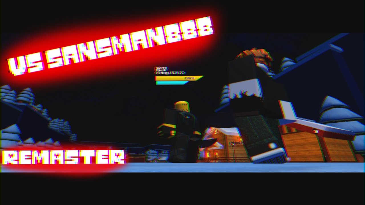 Say vs SANSMAN888 (Remaster) | ROBLOX Undertale Test Place Reborn - YouTube