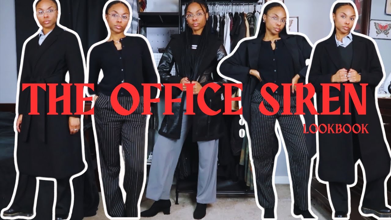 The Office Siren Lookbook💄🖤 - YouTube