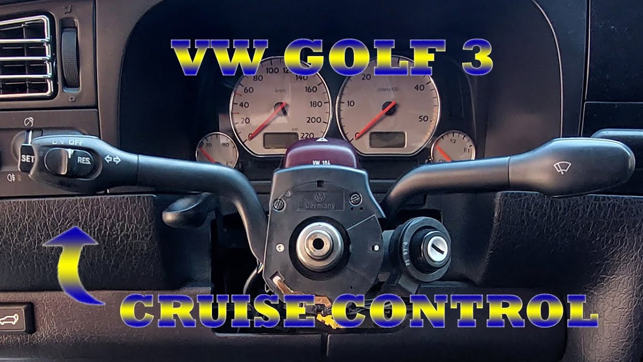 How To Instal Cruise Control (Tempomat) On Volkswagen Golf 3 - YouTube
