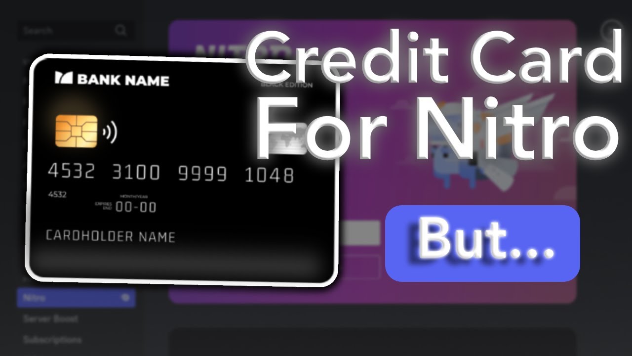 Using Fake Credit Cards for Discord Nitro Free Trials!? - YouTube