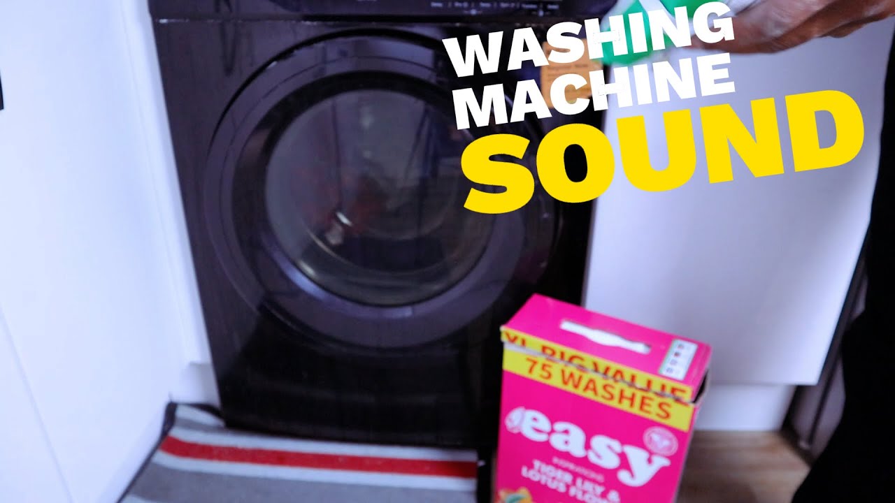 Washing Machine Sound White Noise| How To Use The Washing Machine ...