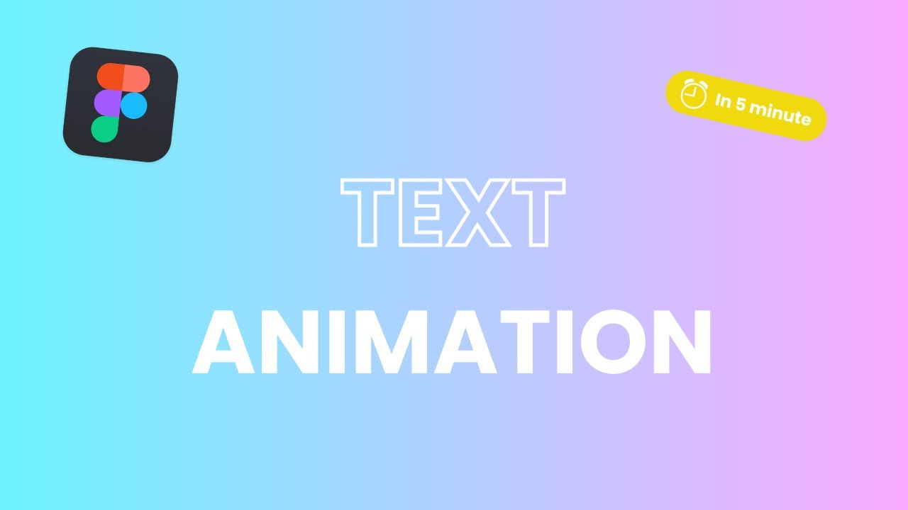 Buat text animasi cuma 5 menit di figma (Tutorial Figma) - YouTube