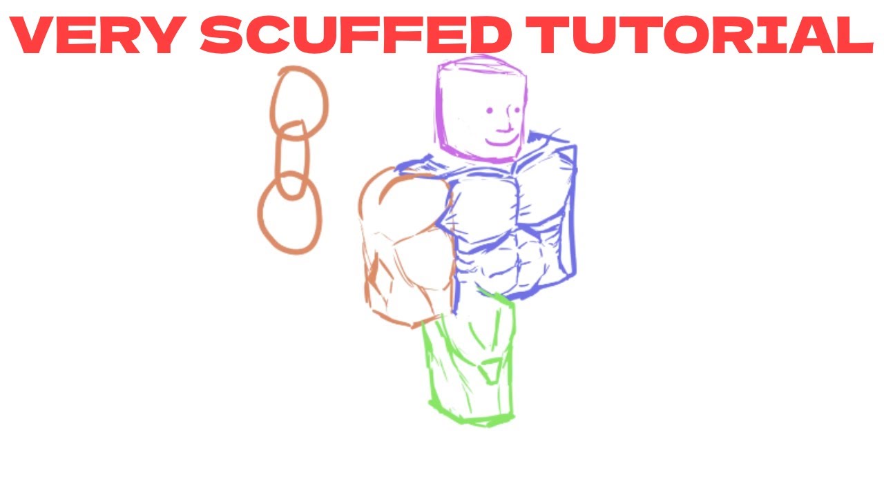 How to draw Roblox anatomy | ROBLOX Anime GFX - YouTube
