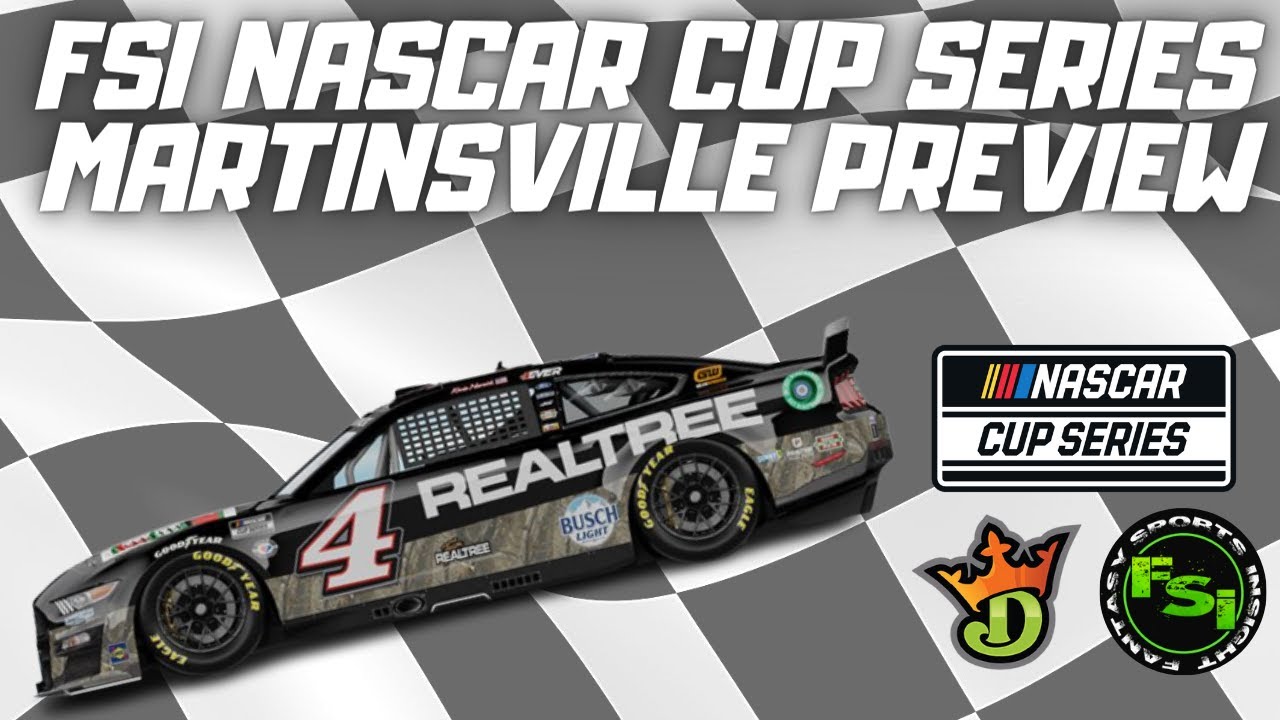 FSi NASCAR DFS Picks Show - NOCO 400 at Martinsville Speedway - YouTube