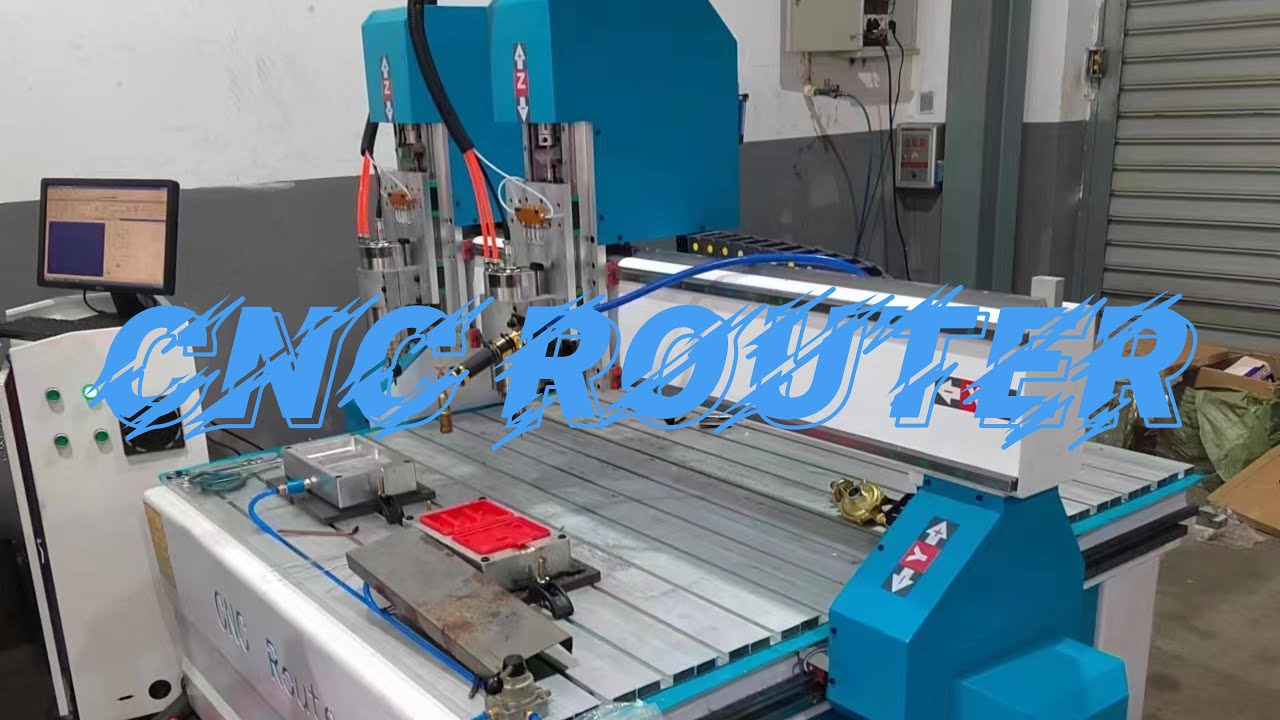 CNC Router for Metal,Plastic,Wood, etc - YouTube