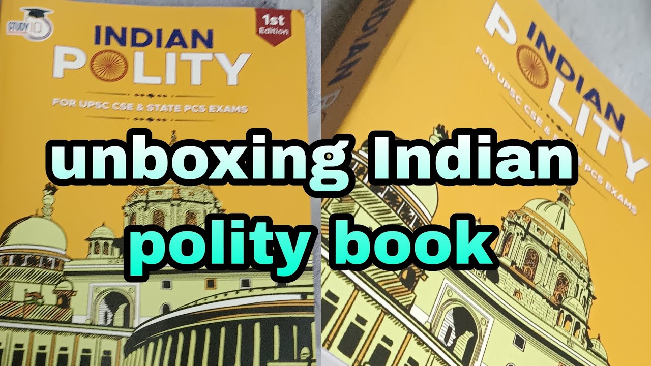 Unboxing Indian Polity book from study iq🍀 upsc books unboxing - YouTube
