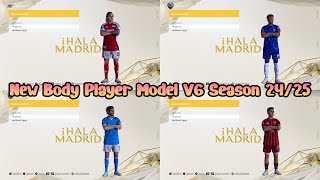 New Player Body Model Fix Custom 2024 Pes 2021 Football Life 2024 ...