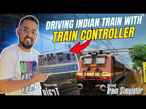 Driving Indian Train With Real Train Controller | RailDriver - The ...