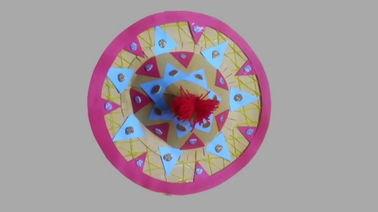 How to make Paper Japi (Assamese Traditional Hat) | Diy Paper Japi ...