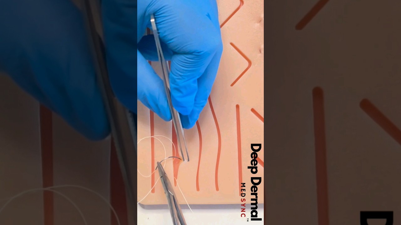 2/3 The deep dermal. Upgrade your minor ops suturing ! - YouTube