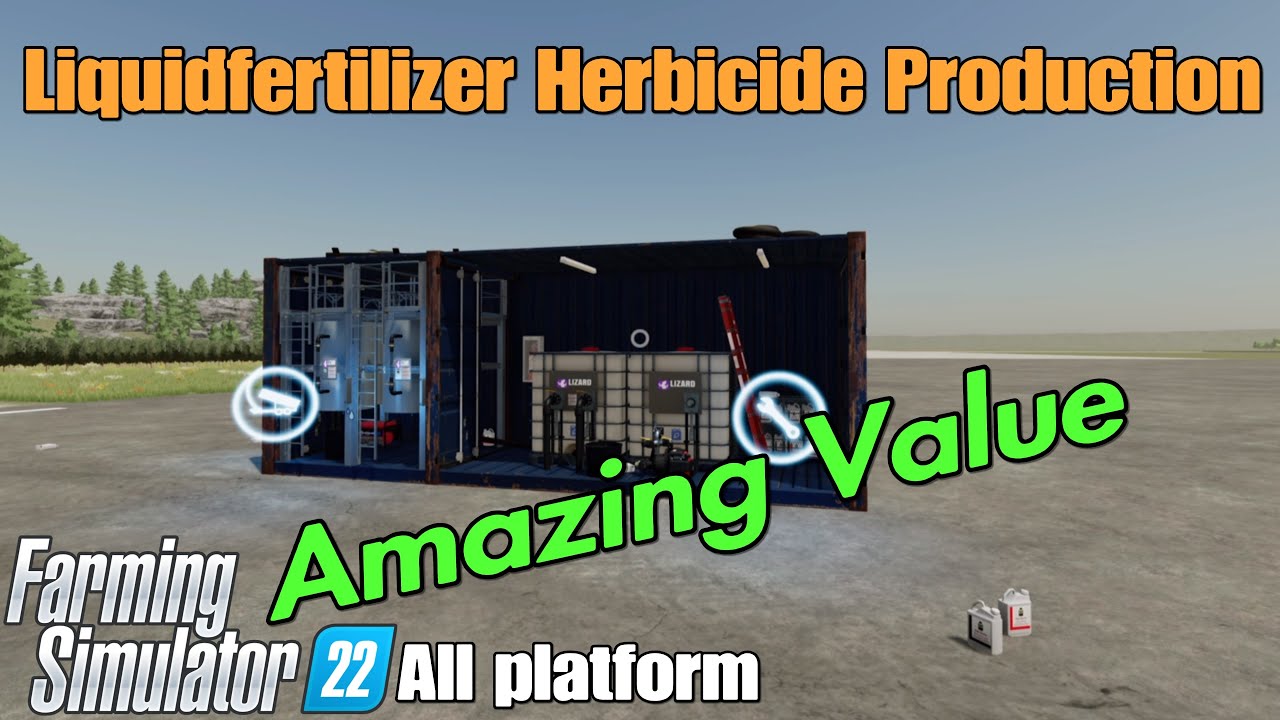 Liquidfertilizer Herbicide Production / FS22 mod for all platforms ...