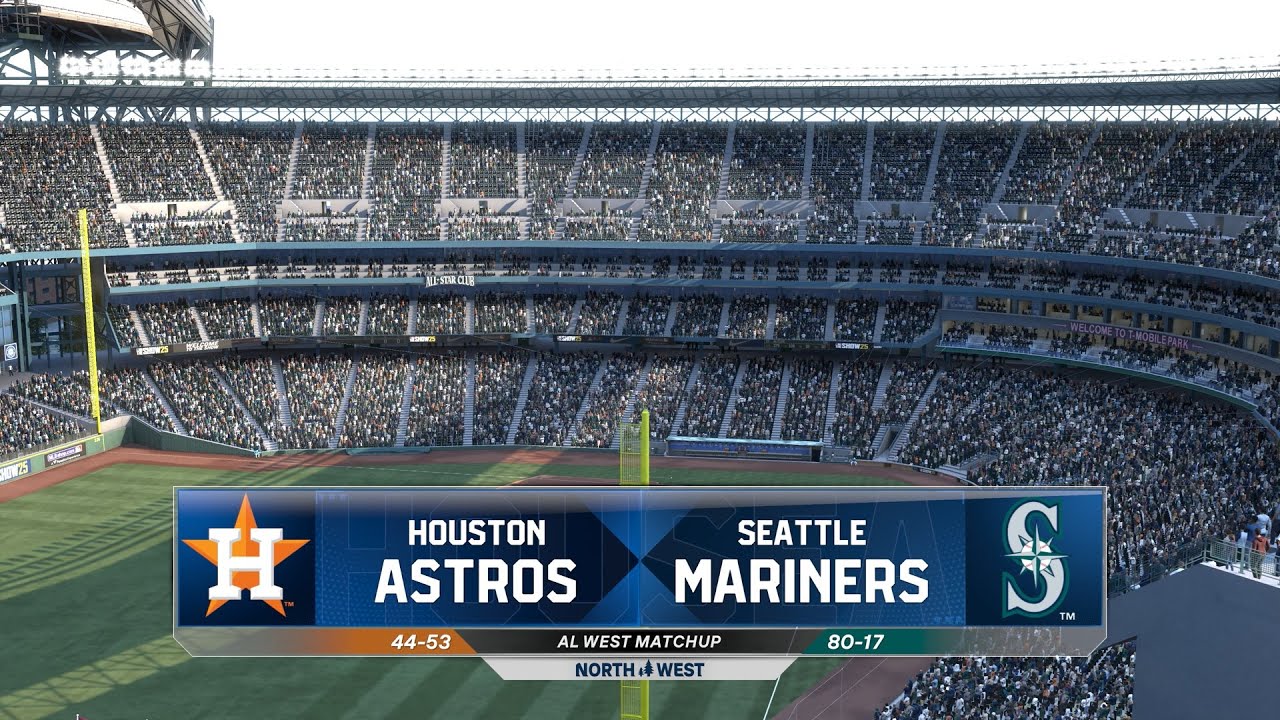 Houston Astros (44-53) @ Seattle Mariners (80-17) | Regular Season [#98 ...