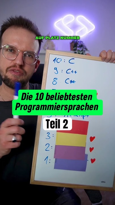 Die 10 beliebtesten Programmiersprachen #programmieren # ...