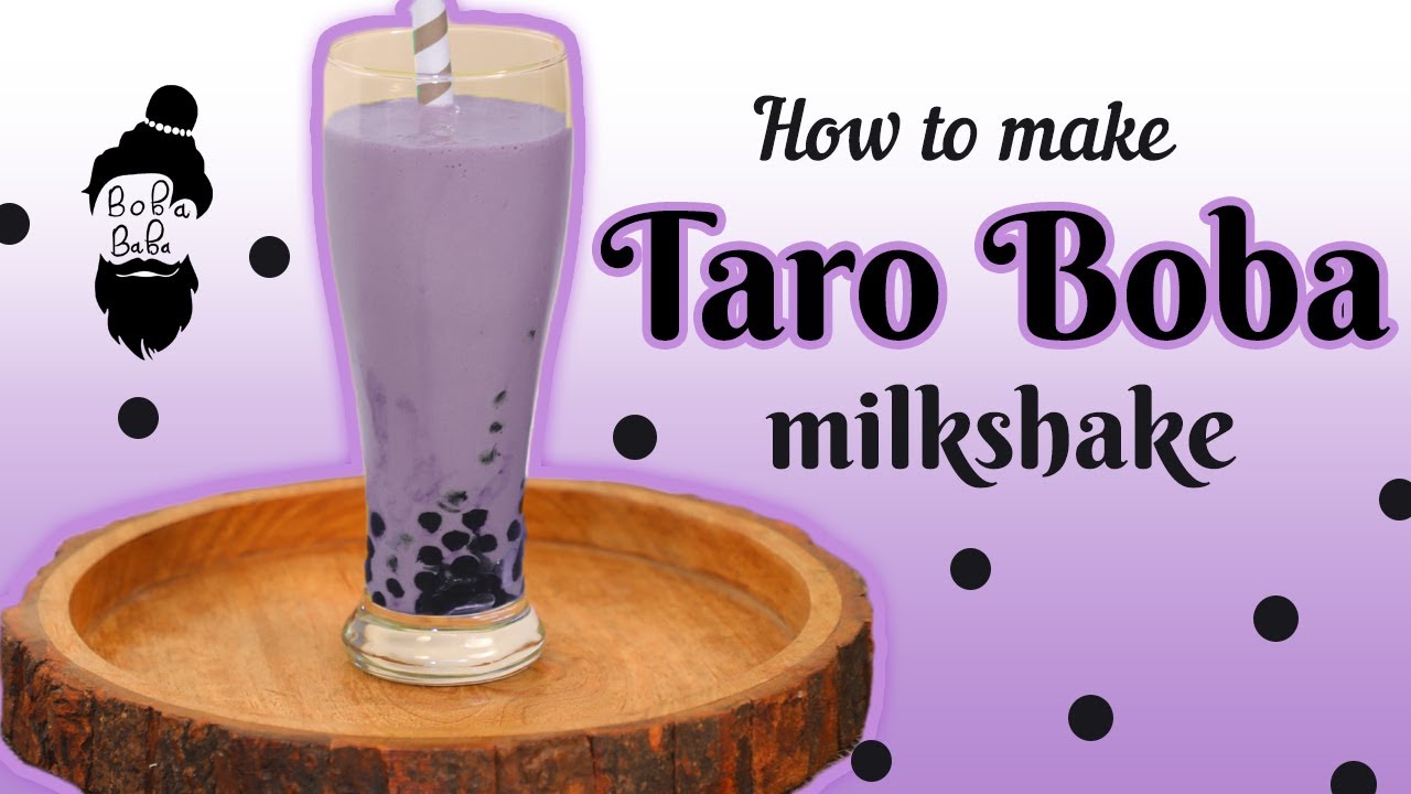 How to make taro milkshake | Easy recipe | Boba baba - YouTube