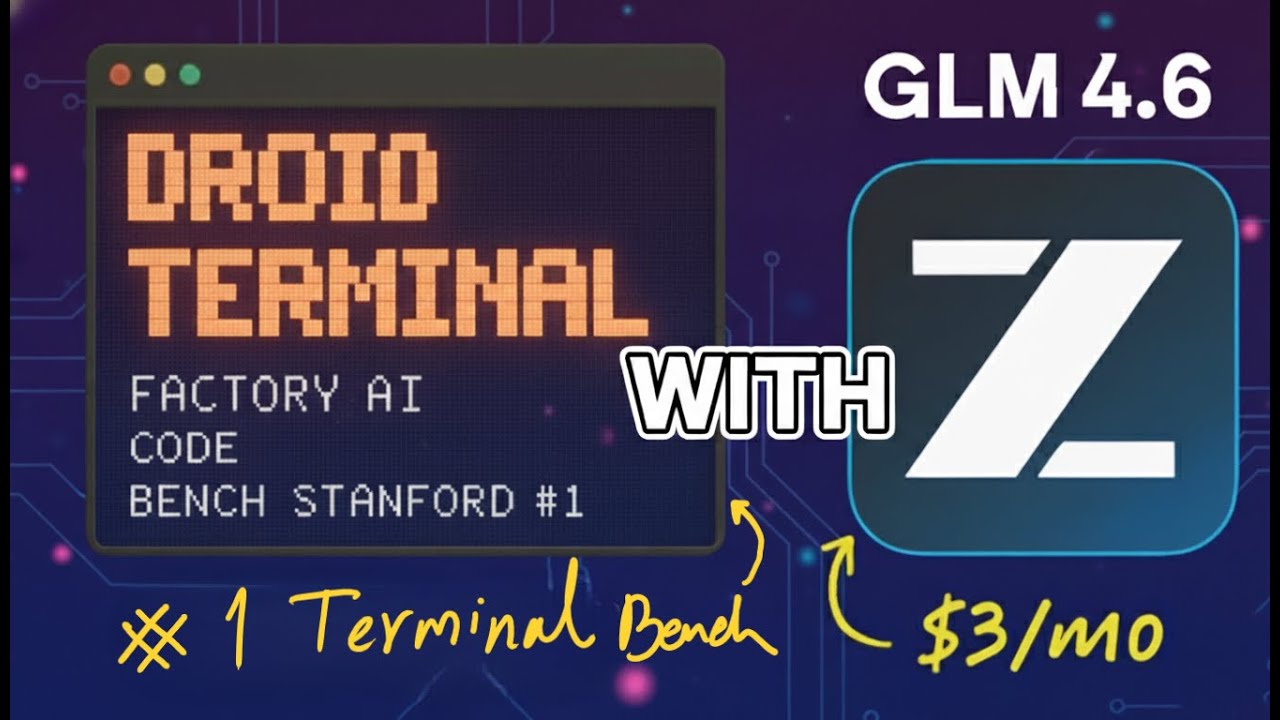 How to Set Up GLM 4.6 in DROID Terminal | Best Coding Agent Install ...
