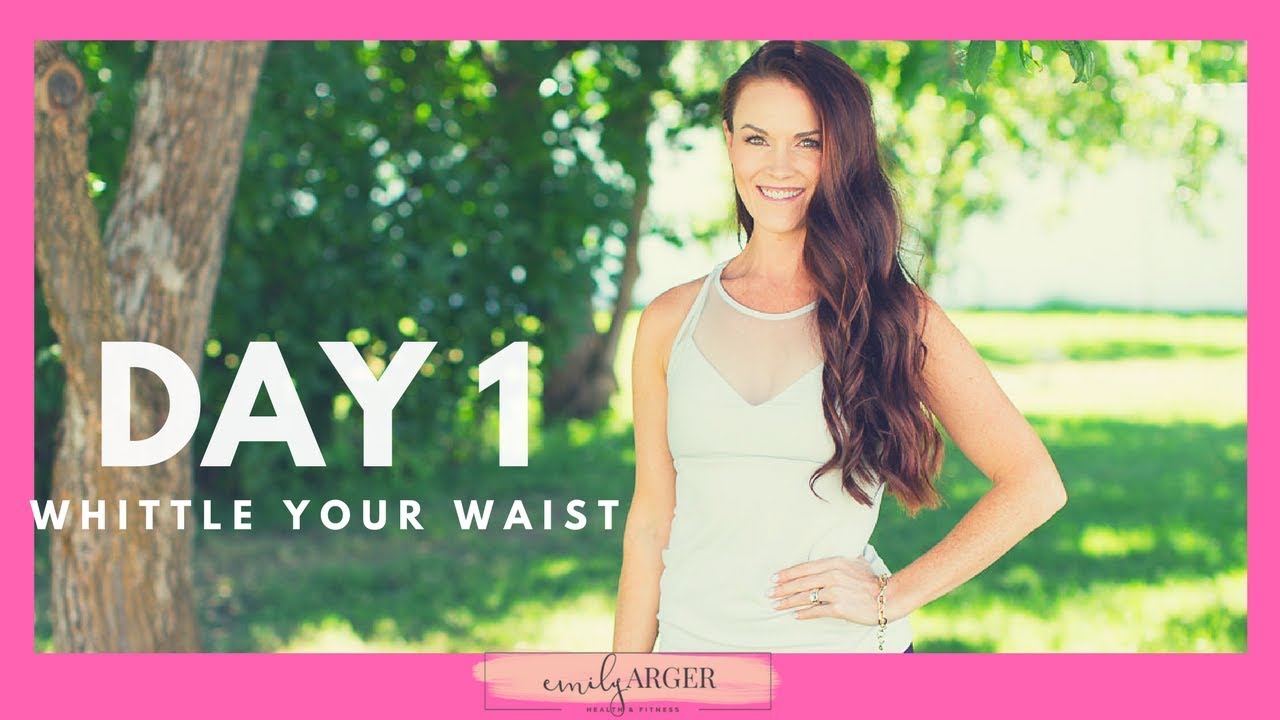WHITTLE YOUR WAIST Day 1 TABATA | EMILY ARGER - YouTube