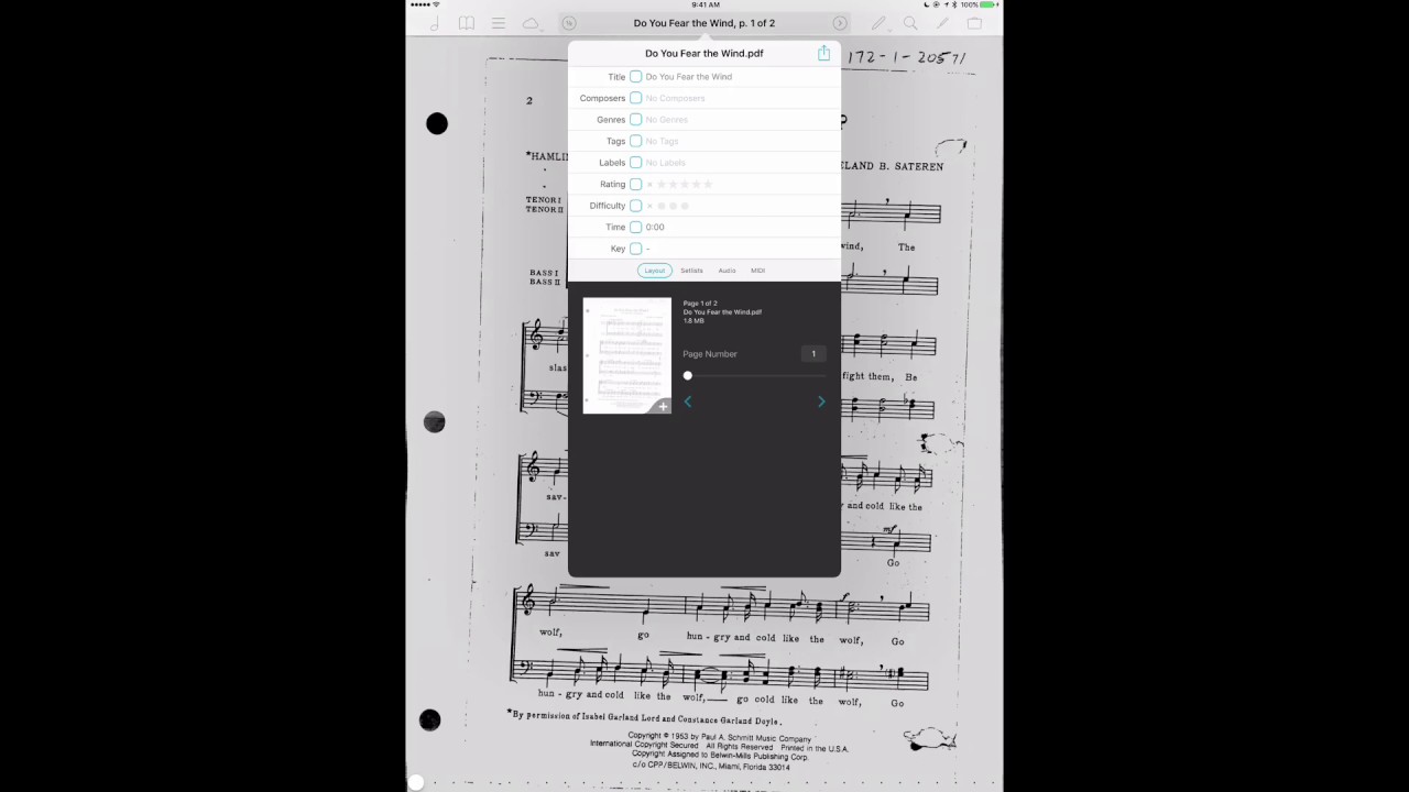 Add Songs to a Setlist in forScore - YouTube