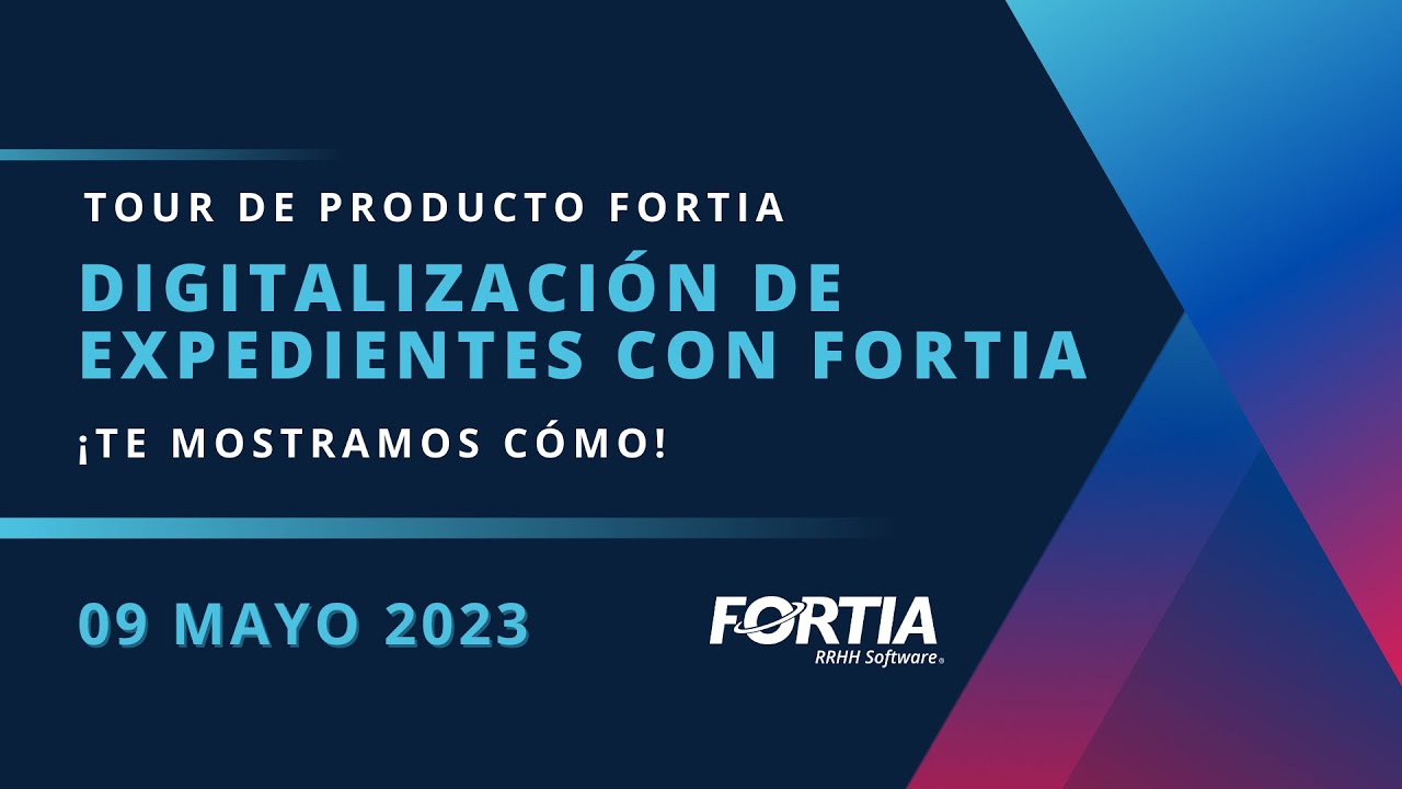 Digitalización de Expedientes con Fortia - YouTube