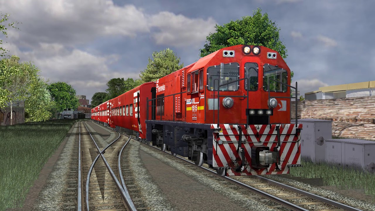 Open Rails - 1515 Ferrovías de Munro a Carapachay - YouTube