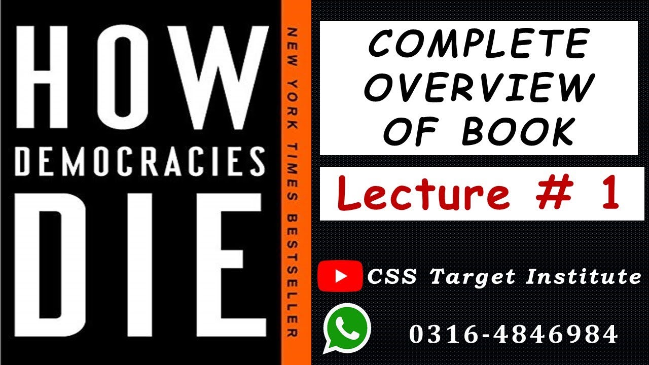 How Democracy Dies | Overview of Book | Review | CSS/PMS Recommended ...
