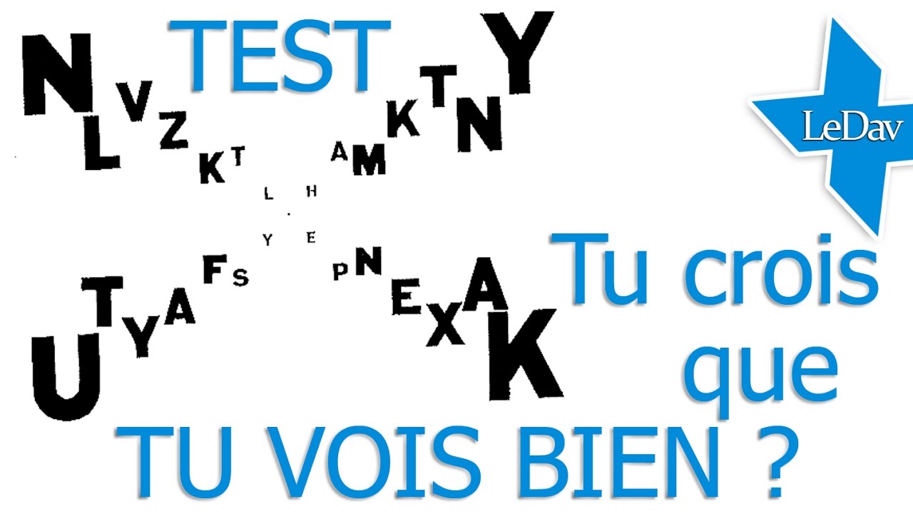 TEST de VISION en ligne (myopie, astigmatisme, presbytie, DMLA ...