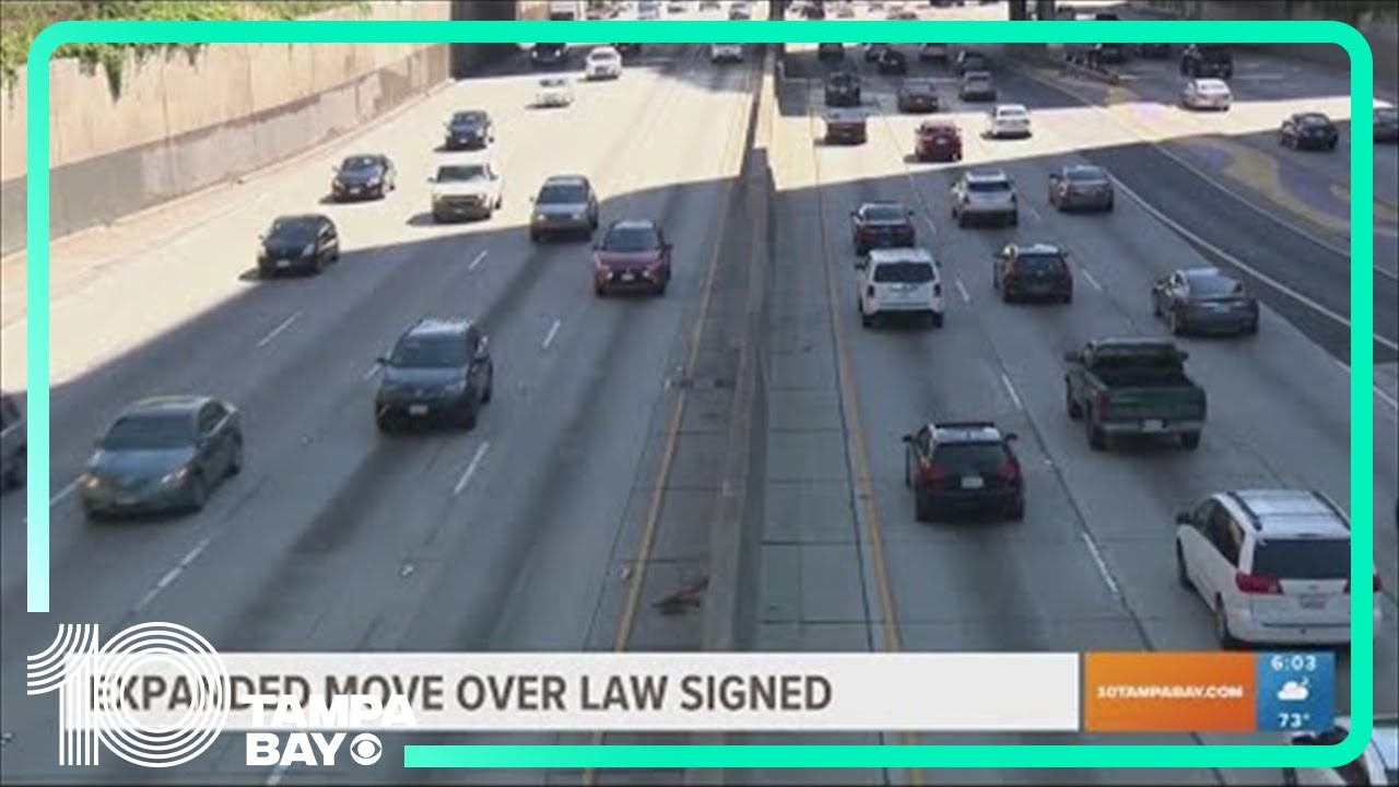 'Move over' law expanded in Florida: What that means for drivers - YouTube