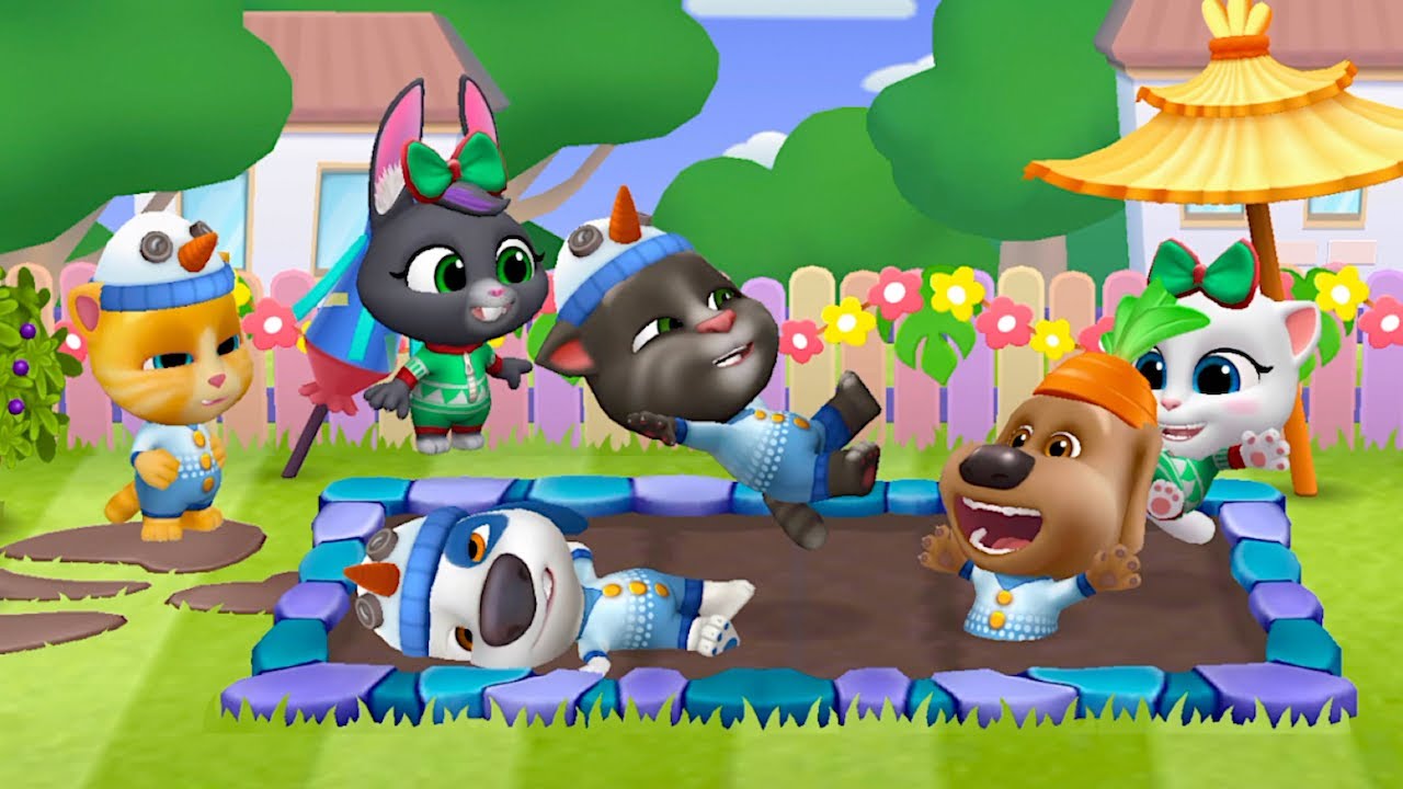 Talking Tom Friends - Talking Ben Scared All Talking Friends - YouTube