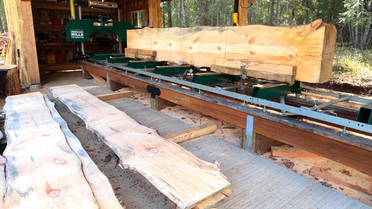 Can't BELIEVE This Is Our SIDING - Milling Ponderosa Pine Board and ...