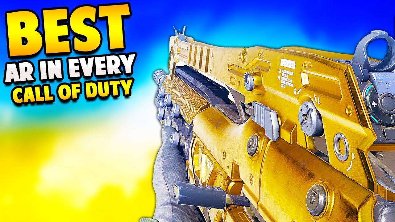 The BEST ASSAULT RIFLE in Every Call of Duty - YouTube