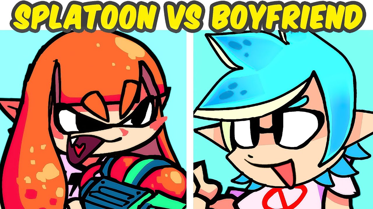 Friday Night Funkin' VS Inkling VS Splatoon Mod - Booyah (FNF MOD/7QUID ...