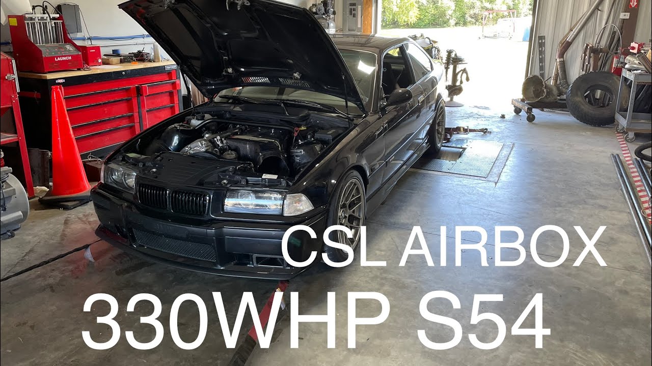 330WHP S54 Swapped E36 M3 Dyno pulls - YouTube