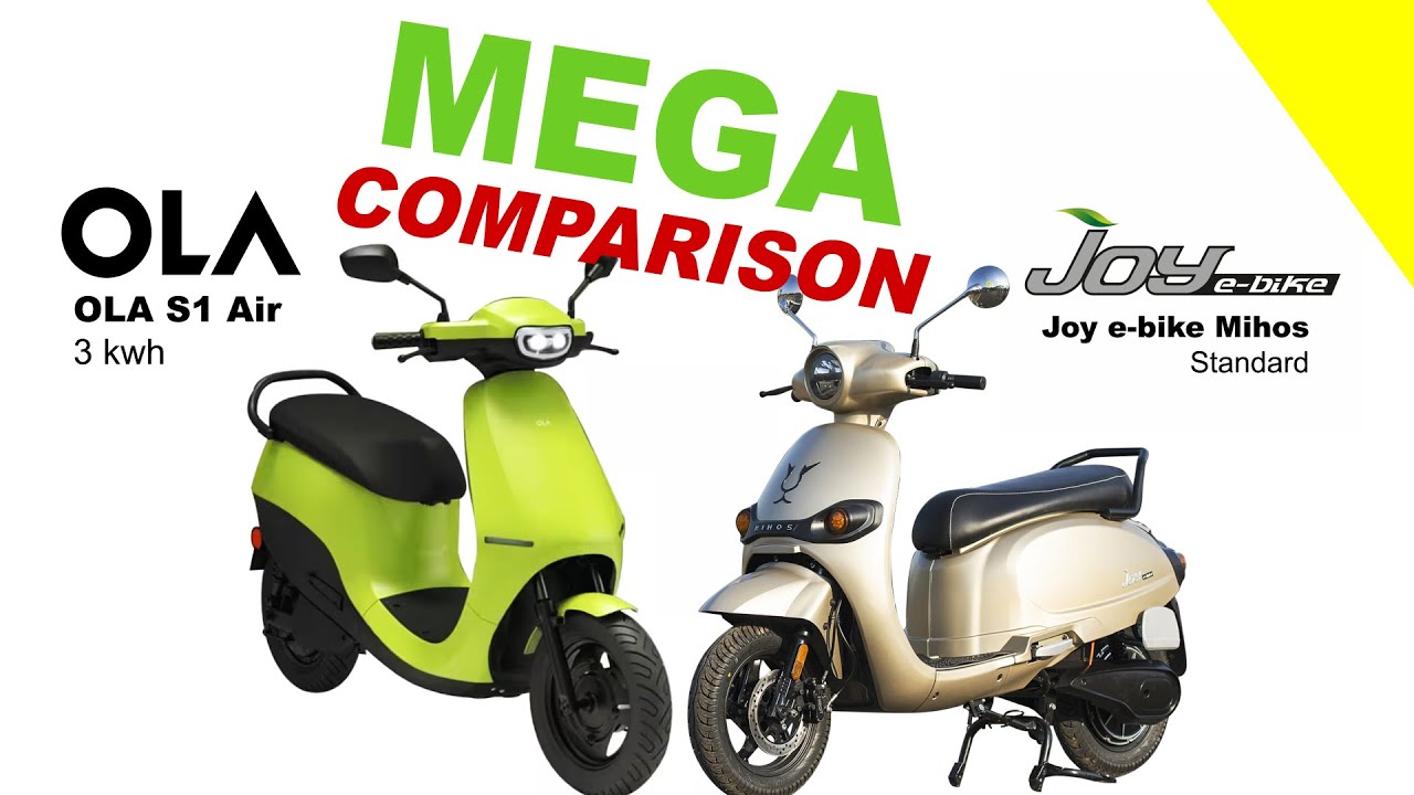 OLA S1 Air vs Joy e bike Mihos | MEGA COMPARISON | Bike Info - YouTube