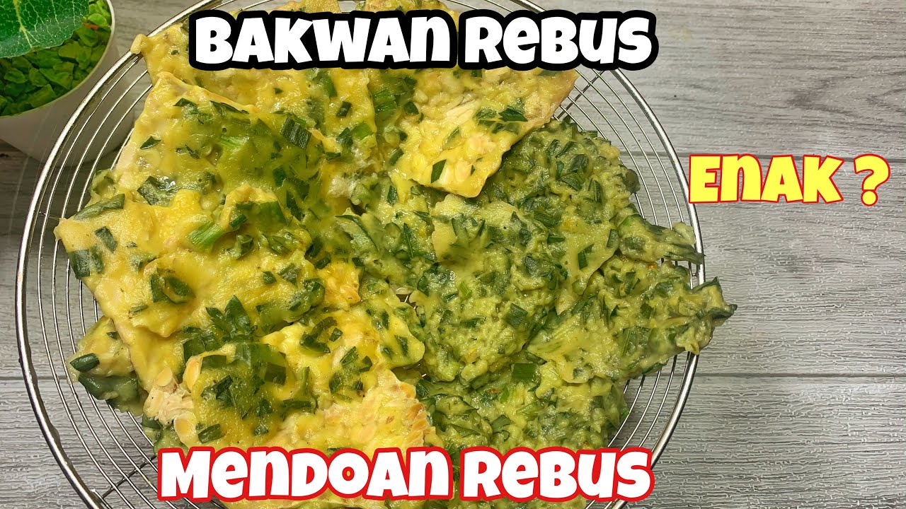 Bakwan Rebus, Mendoan Rebus. Bisa dijual atau tidak model jajalan ...