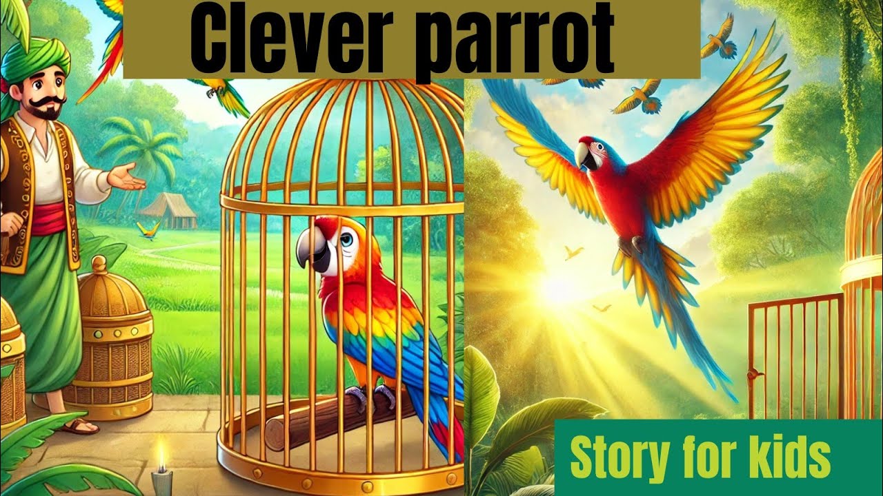 The Clever Parrot | A Tale of Freedom and Wisdom | parrot story | birds ...
