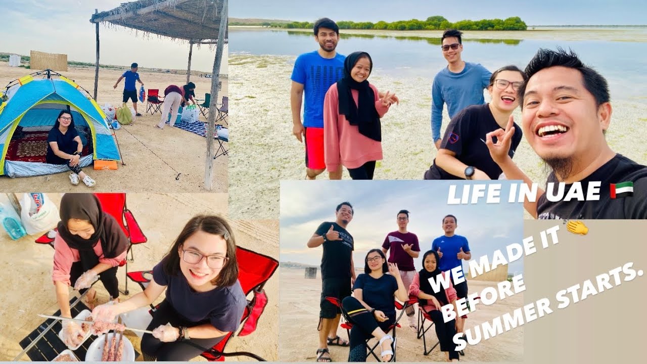CAMPING VIBES AT THE MANGROVE BEACH, UMM AL QUWAIN, 🇦🇪 | LIFE IN UAE ...